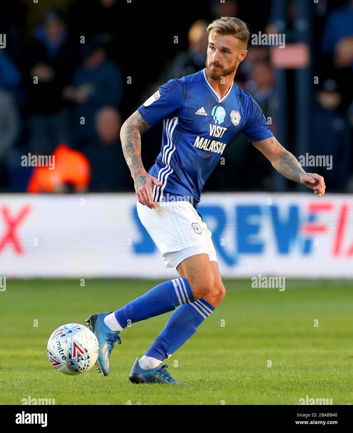 Cardiff City's Joe Bennett in action Stock Photo - Alamy