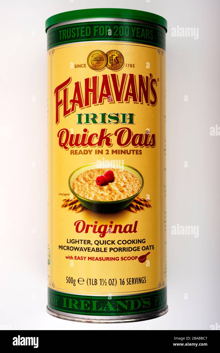 Flahavans porridge oats hi-res stock photography and images - Alamy