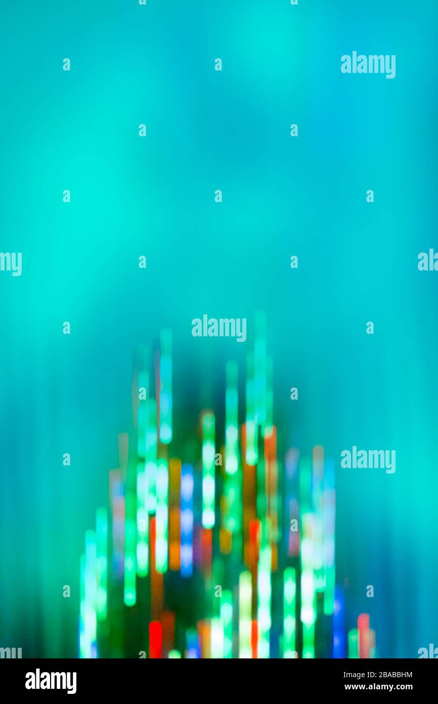 Abstract winter bokeh background. Bokeh background lights in the night ...