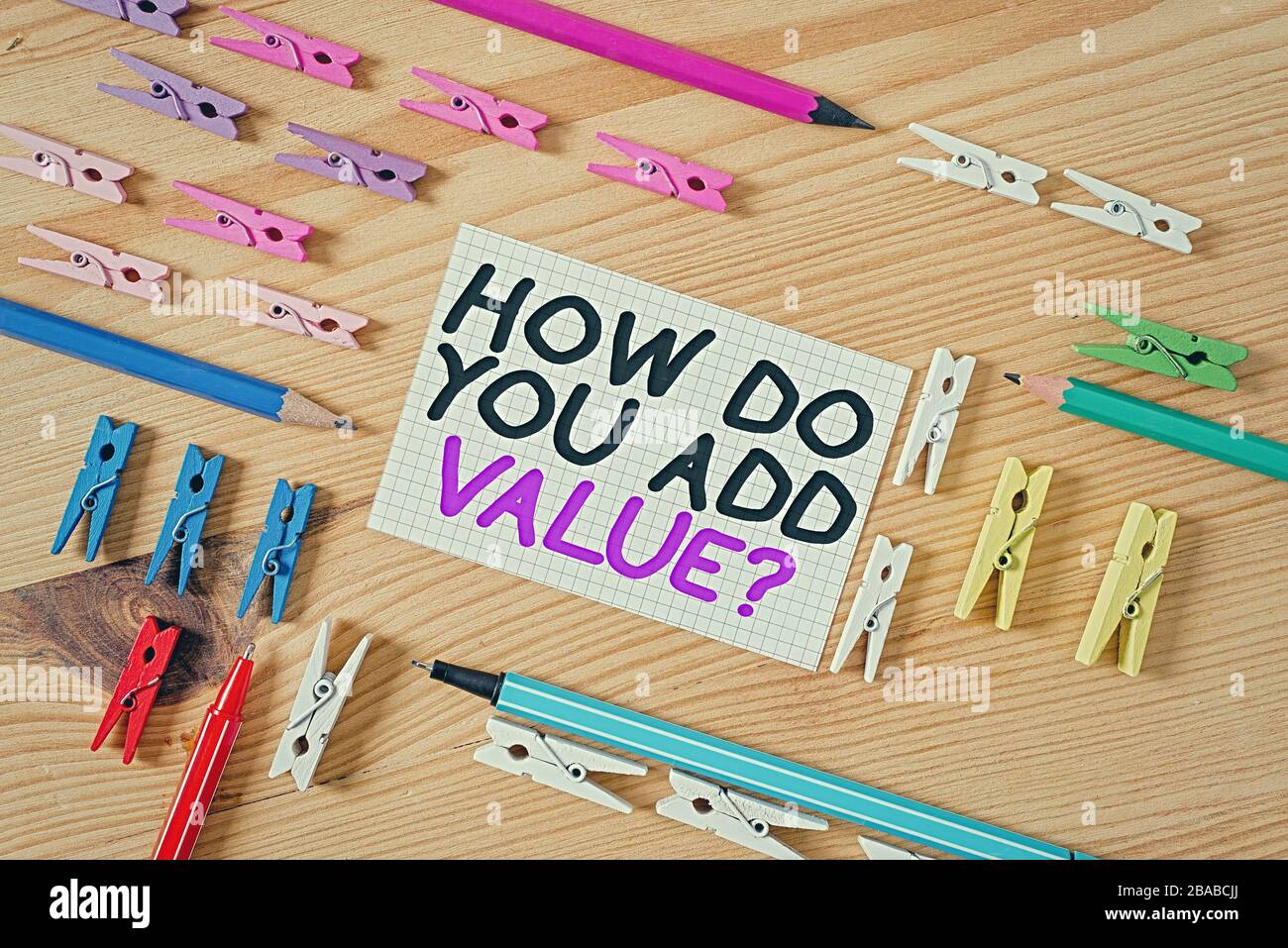 Conceptual hand writing showing How Do You Add Value Question. Concept ...