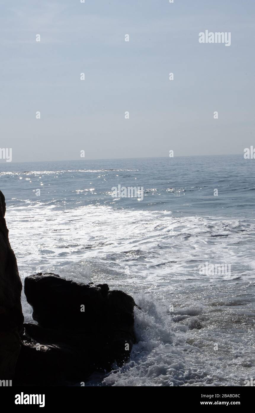 Laguna Nigel Pearl Beach Waves Ocean Beaches Surfside Stock Photo - Alamy