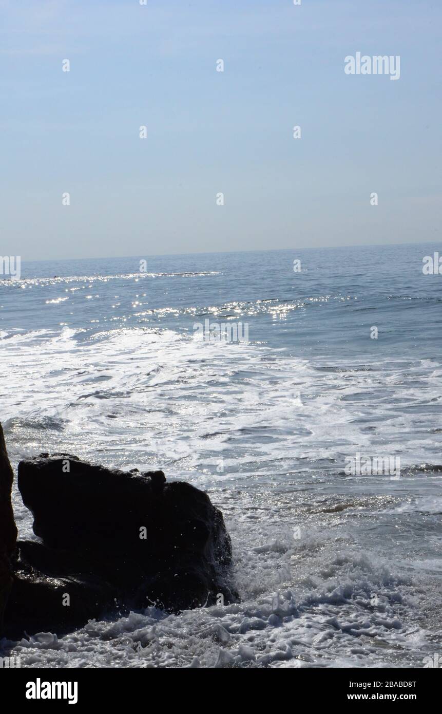 Laguna Nigel Pearl Beach Waves Ocean Beaches Surfside Stock Photo - Alamy