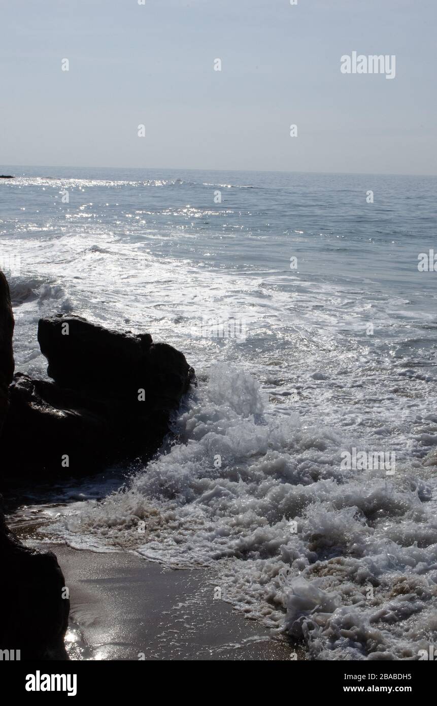 Laguna Nigel Pearl Beach Waves Ocean Beaches Surfside Stock Photo - Alamy