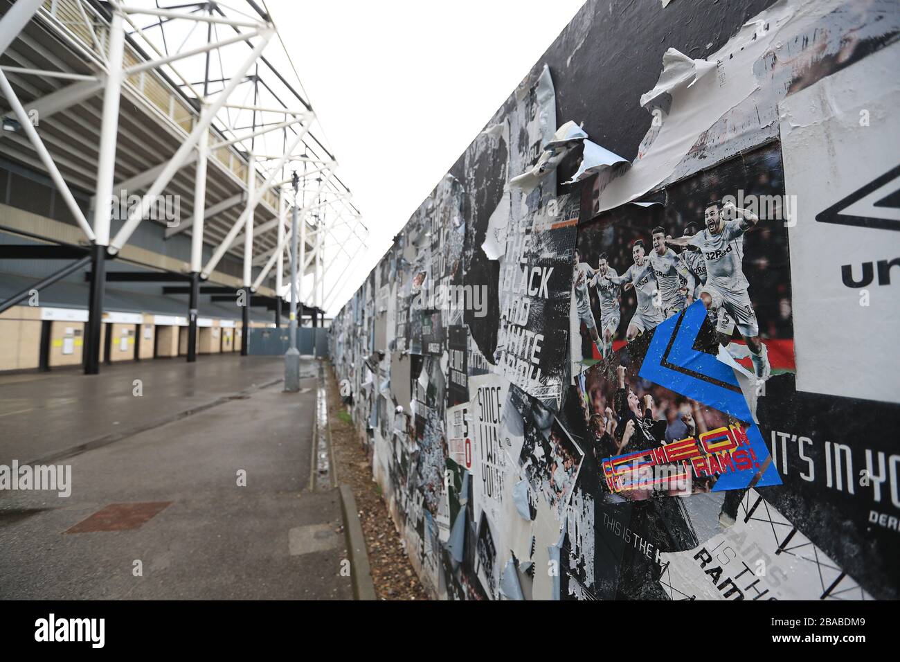 Derby football poster hi-res stock photography and images - Alamy