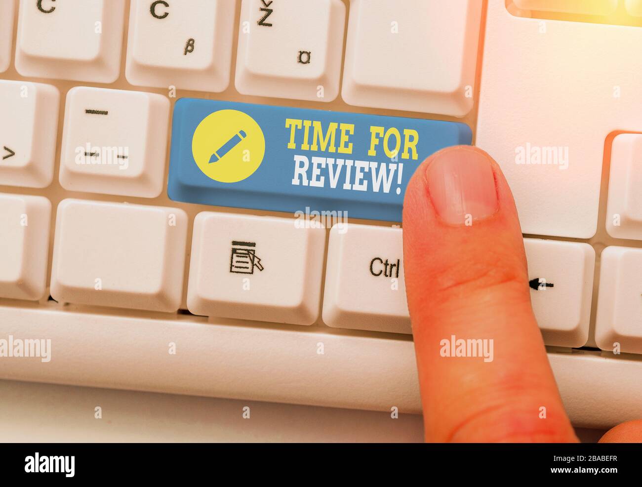 Conceptual hand writing showing Time For Review. Concept meaning review ...