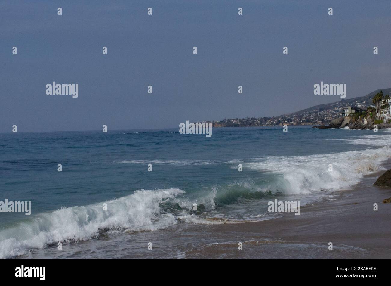 Laguna Nigel Pearl Beach Waves Ocean Beaches Surfside Stock Photo - Alamy