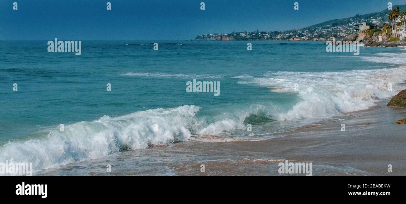 Laguna Nigel Pearl Beach Waves Ocean Beaches Surfside Stock Photo - Alamy