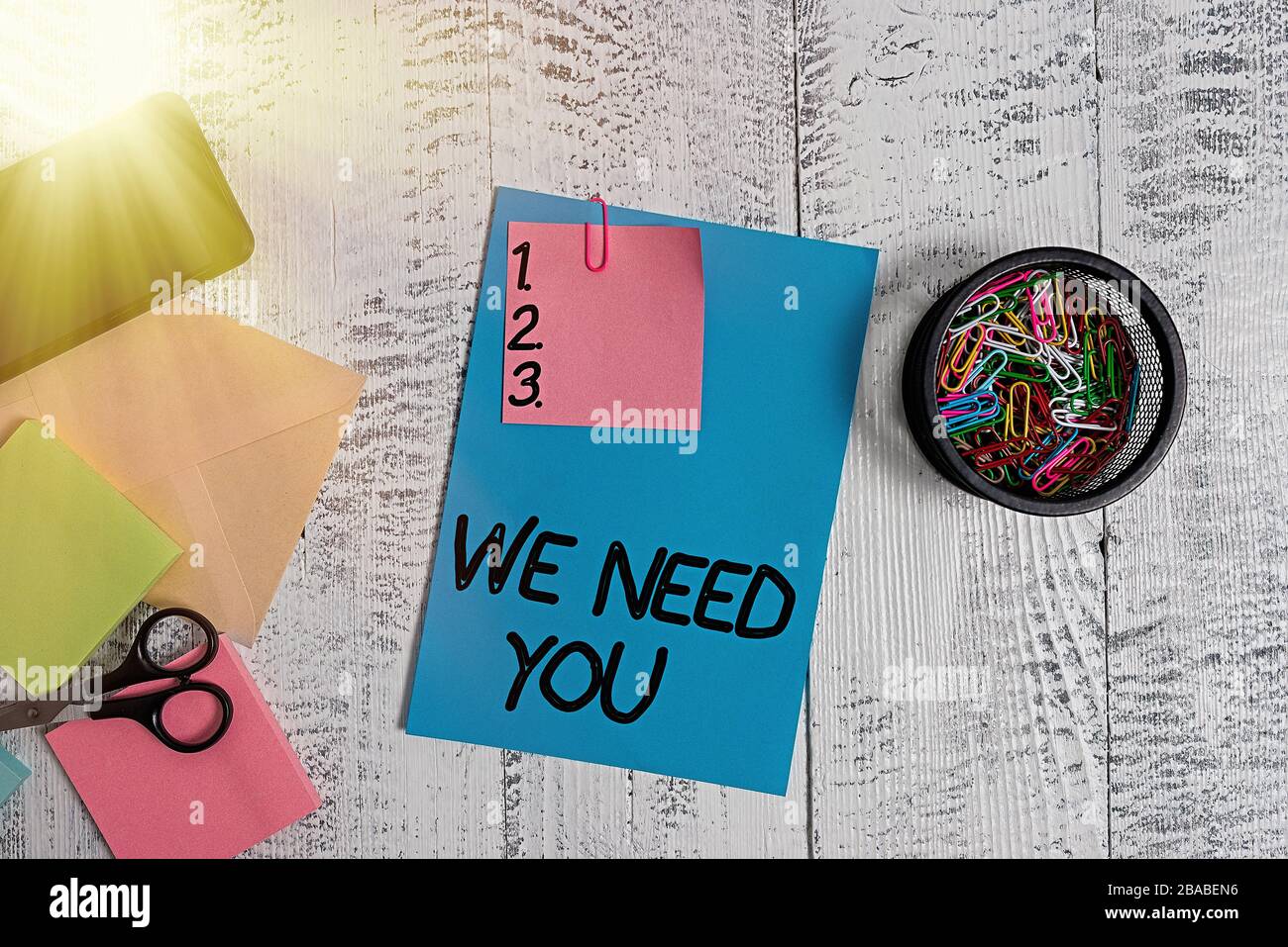 Word writing text We Need You. Business photo showcasing to fulfill the ...