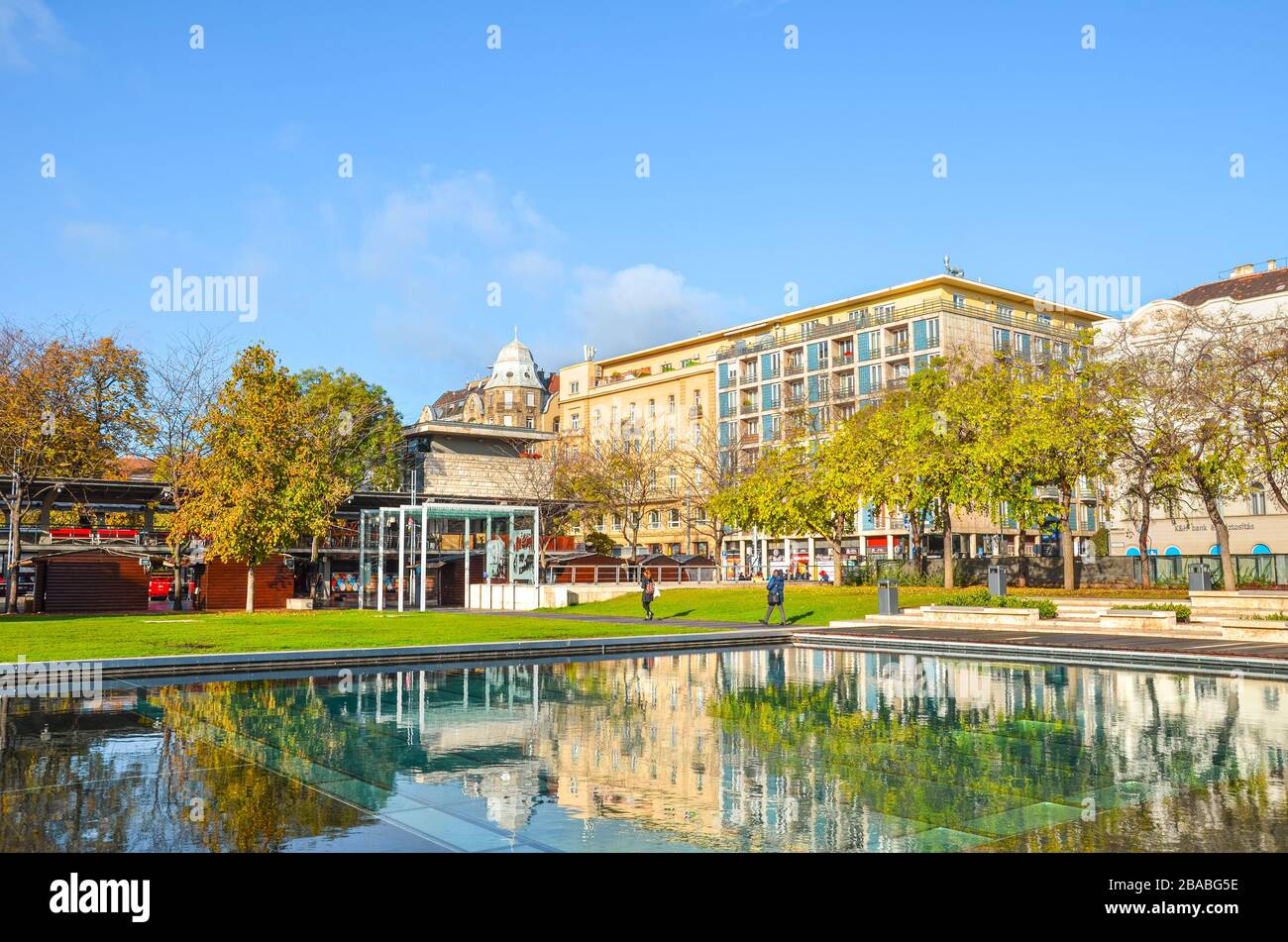 Budapest, Hungary - Nov 6, 2019: Streets of Hungarian capital city with ...