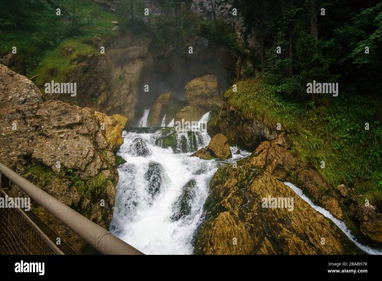 Gollinger Waterfalls near Salzburg Austria Stock Photo - Alamy