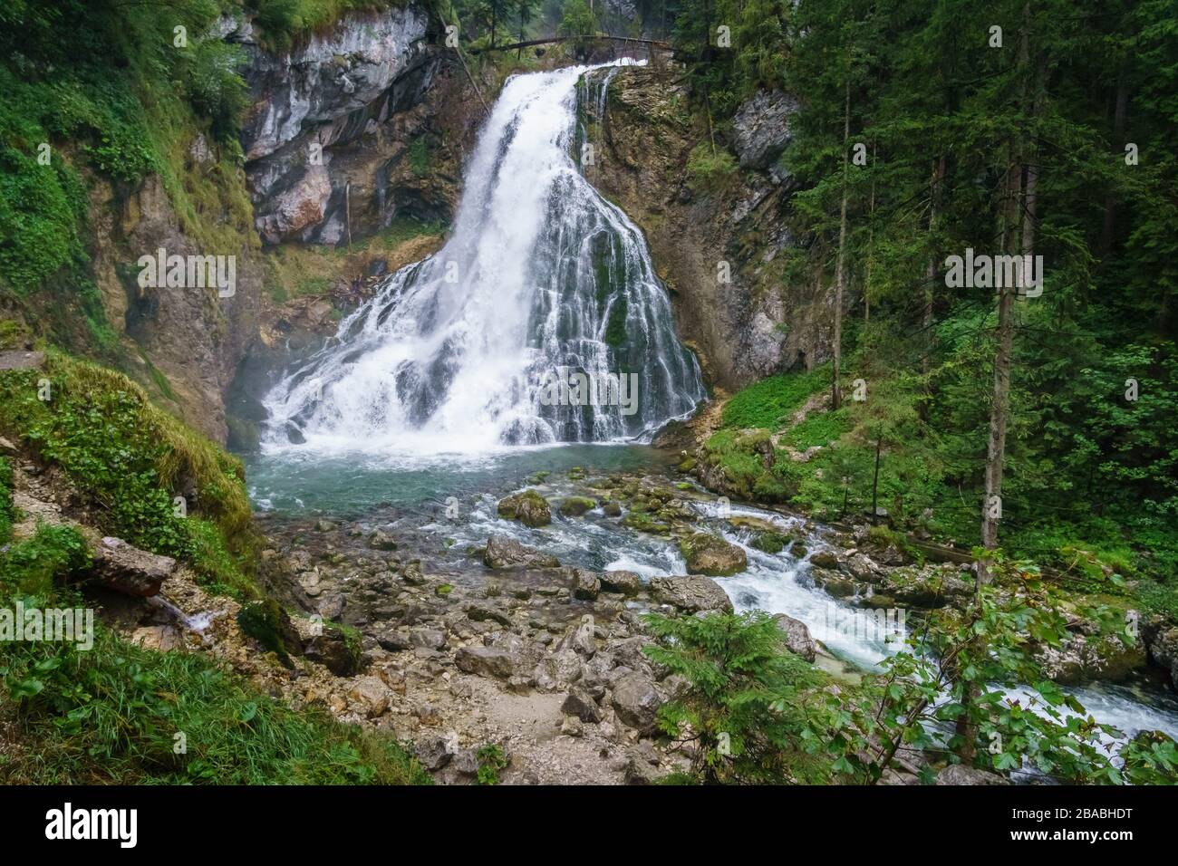 Gollinger Waterfalls near Salzburg Austria Stock Photo - Alamy