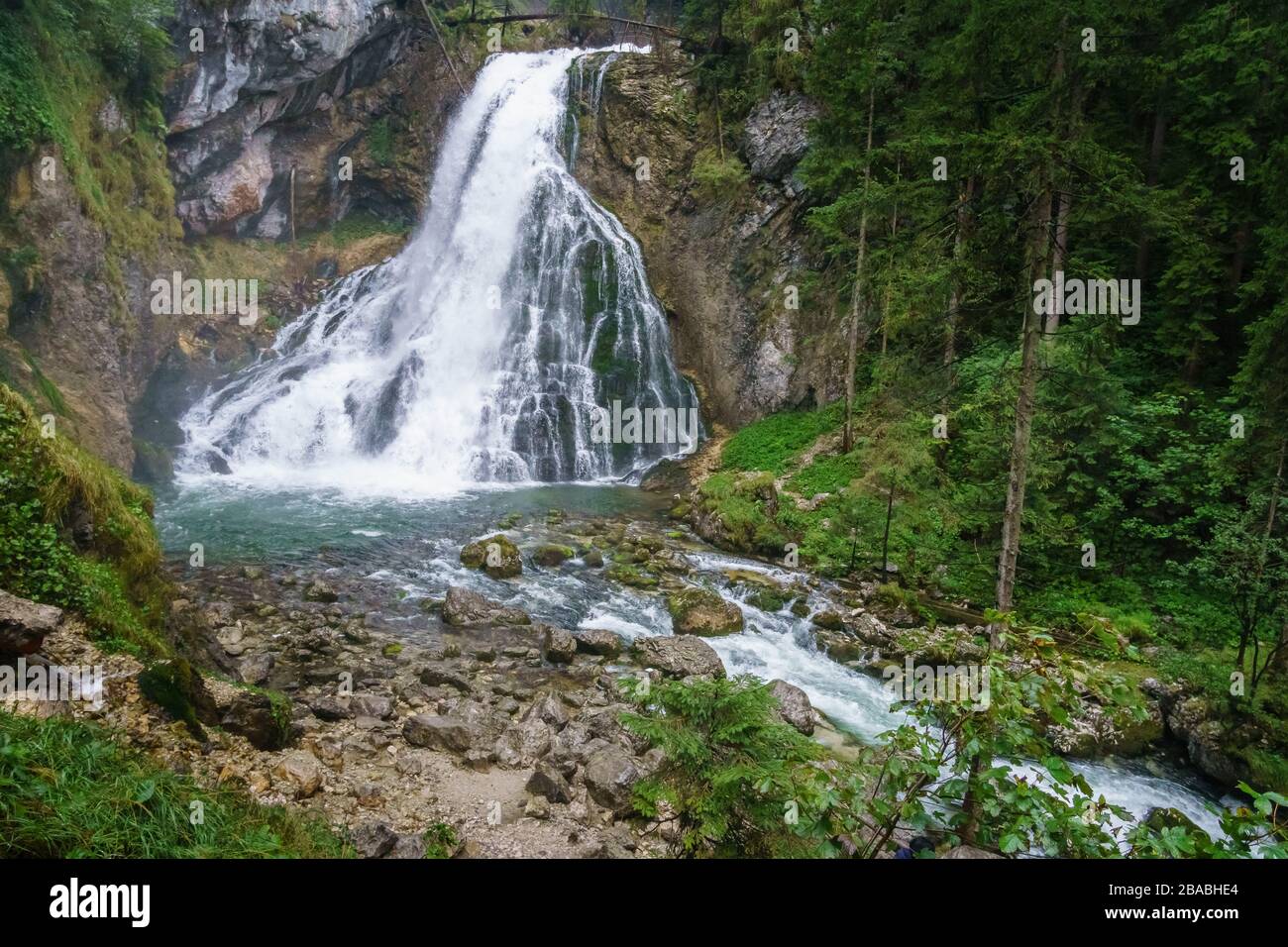 Gollinger Waterfalls near Salzburg Austria Stock Photo - Alamy