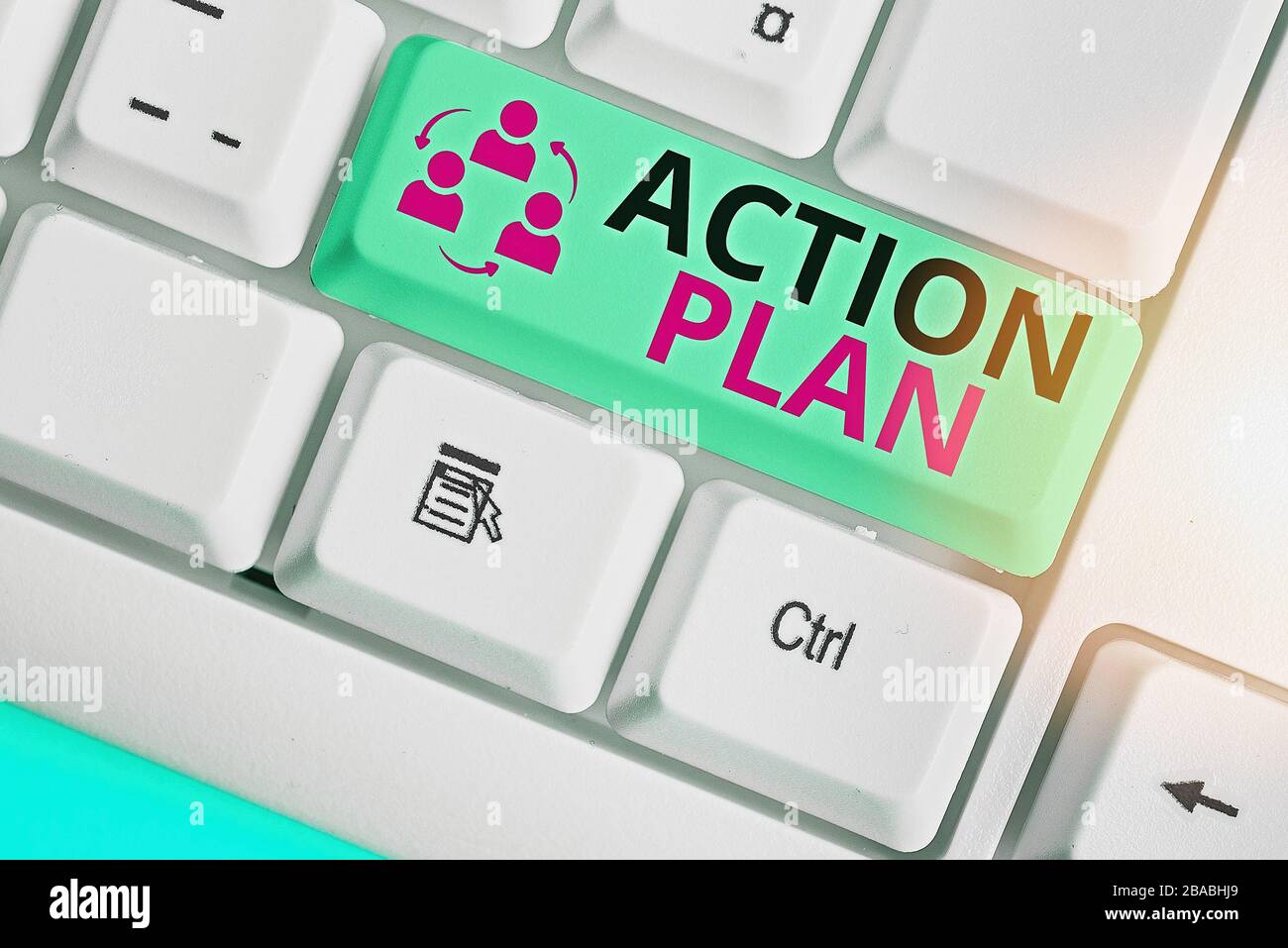 Text sign showing Action Plan. Business photo text detailed plan ...