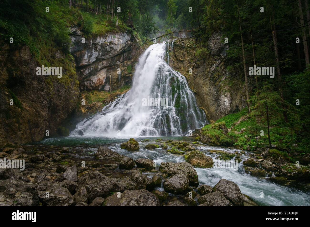Gollinger Waterfalls near Salzburg Austria Stock Photo - Alamy