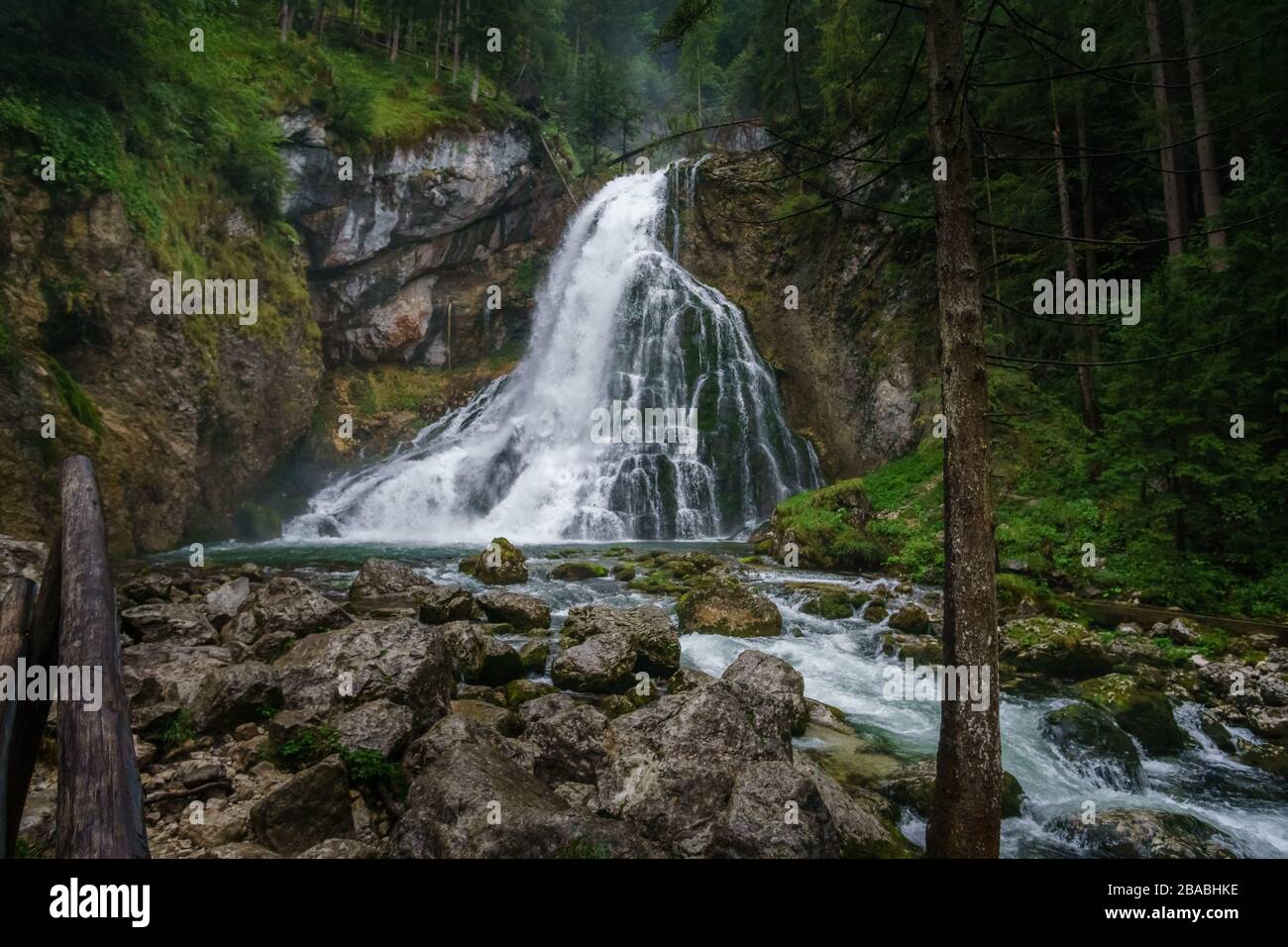 Gollinger Waterfalls near Salzburg Austria Stock Photo - Alamy