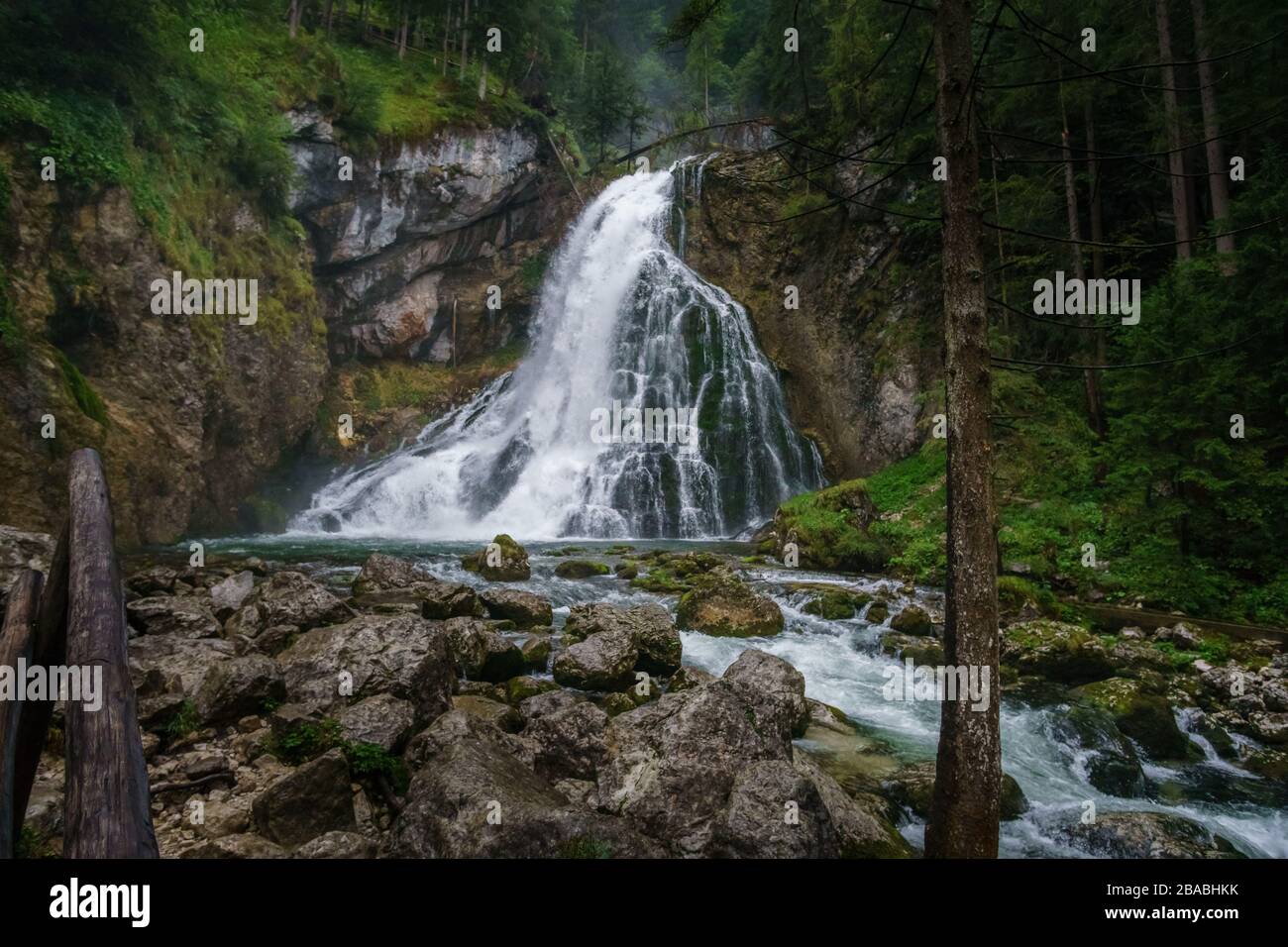Gollinger Waterfalls near Salzburg Austria Stock Photo - Alamy