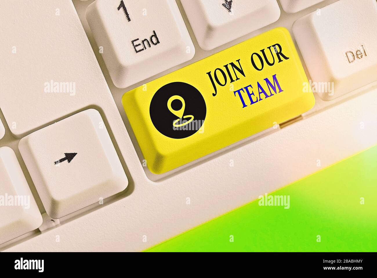 Conceptual hand writing showing Join Our Team. Concept meaning inviting ...