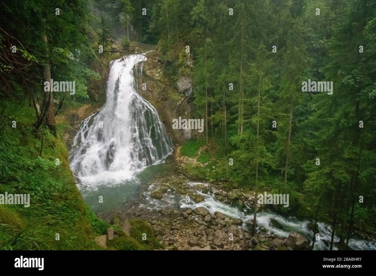 Gollinger Waterfalls near Salzburg Austria Stock Photo - Alamy