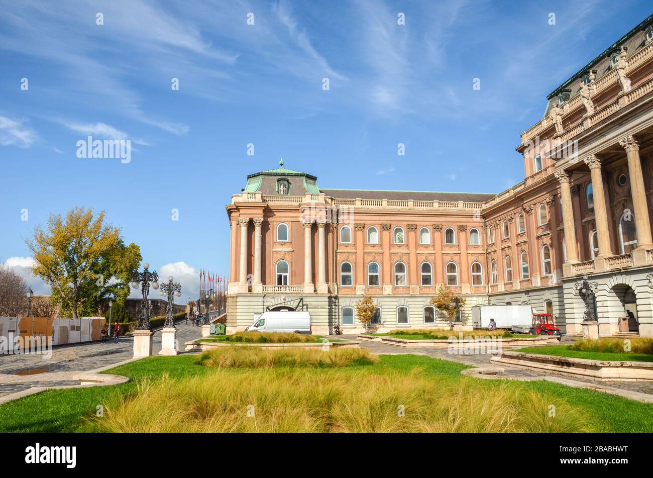 Budapest, Hungary - Nov 6, 2019: Buildings in the complex of Buda ...