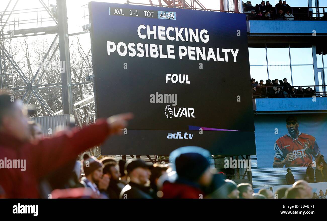 Var Football High Resolution Stock Photography and Images - Alamy