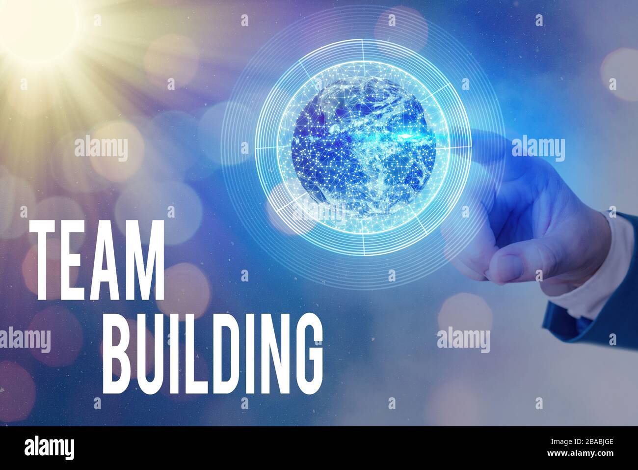 Writing note showing Team Building. Business concept for various types ...