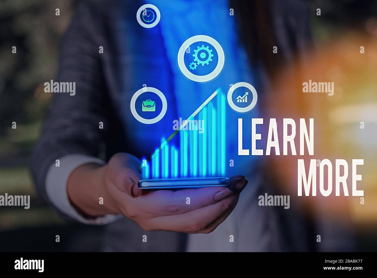 Writing note showing Learn More. Business concept for knowledge or ...