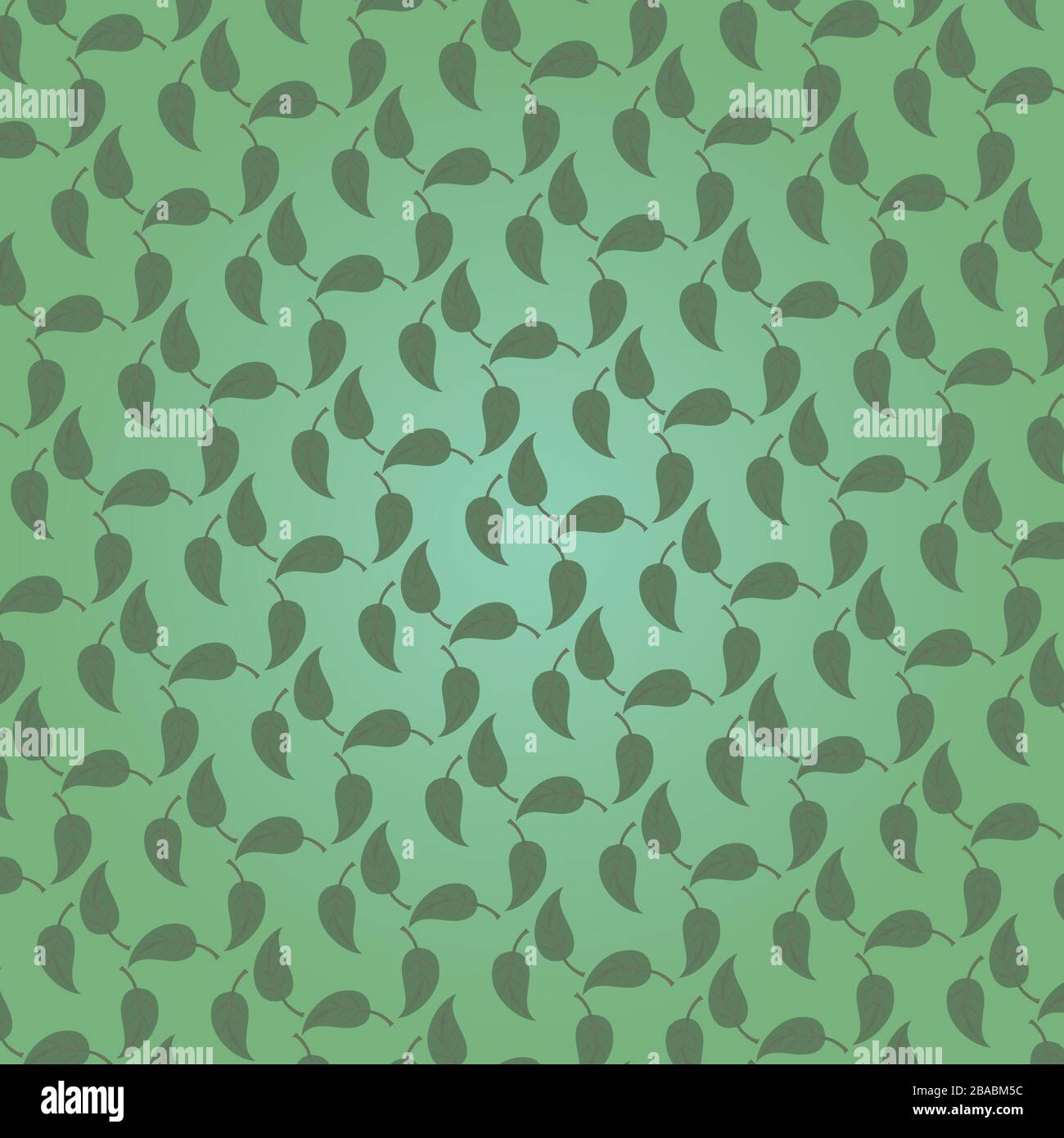 Repetitive vector background from green leaves Stock Vector Image & Art ...