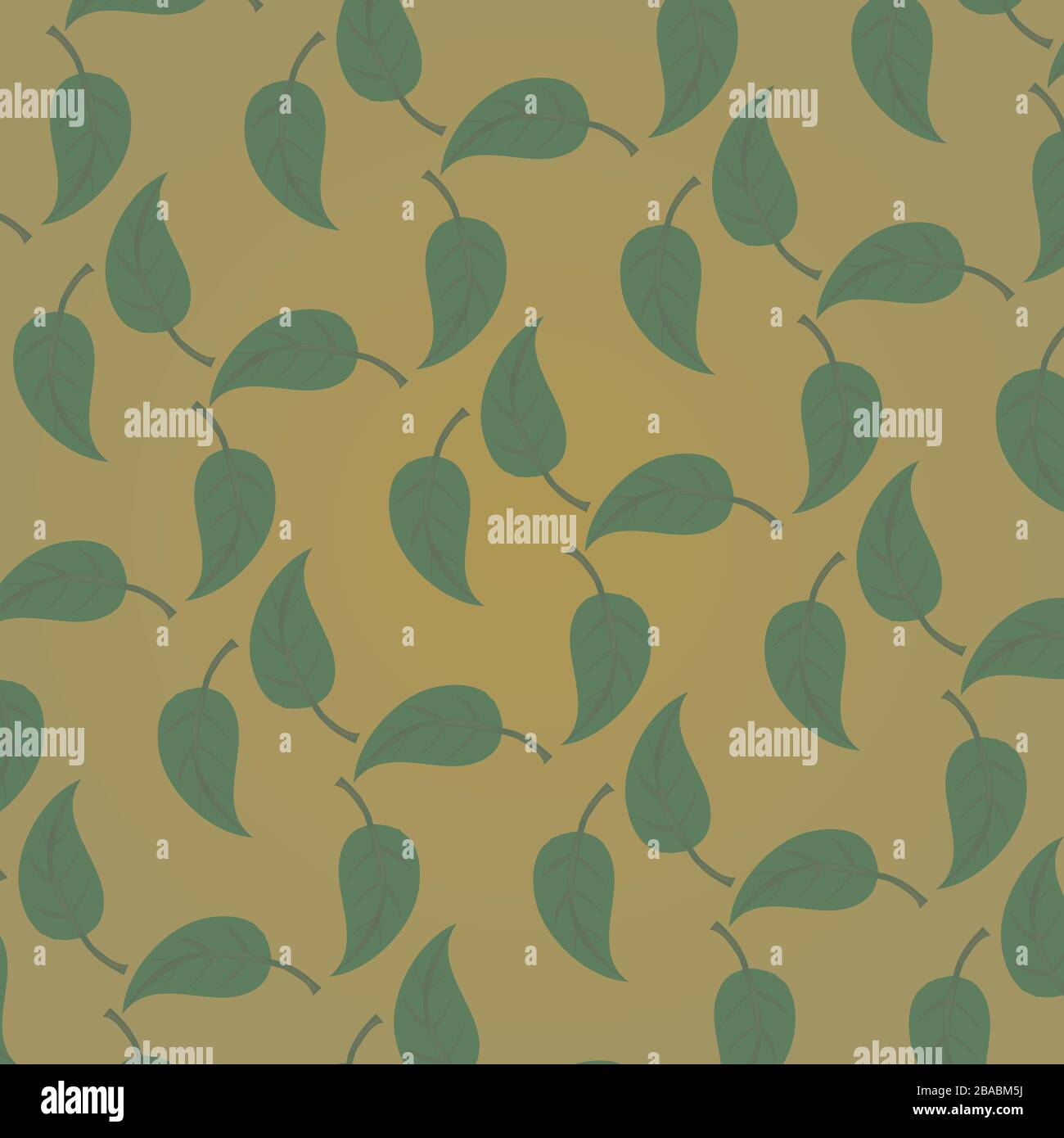 Repetitive vector background from green leaves Stock Vector Image & Art ...