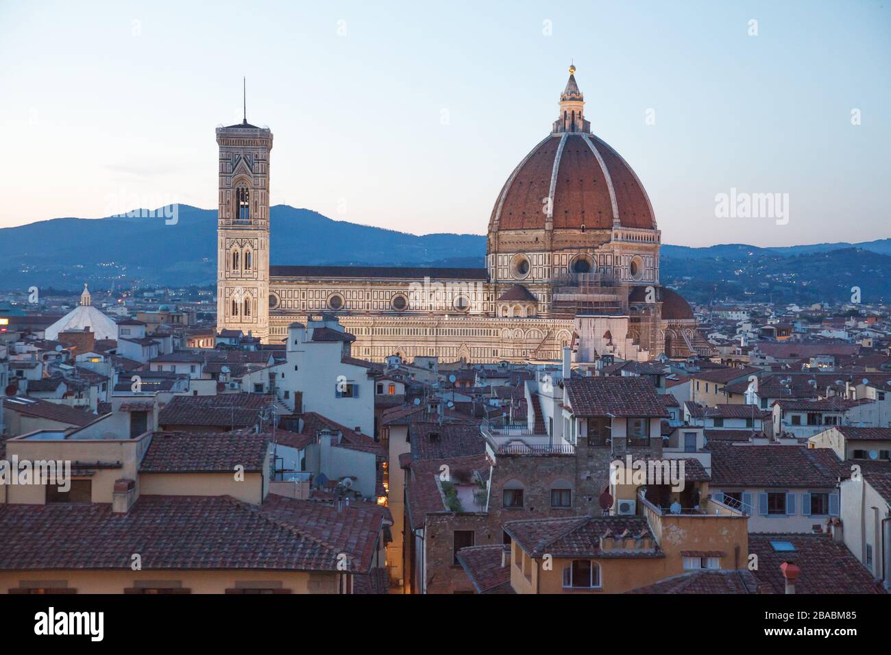 Duomo at Dusk, The Florence Cathedral, Cathedral of Saint Mary of the ...