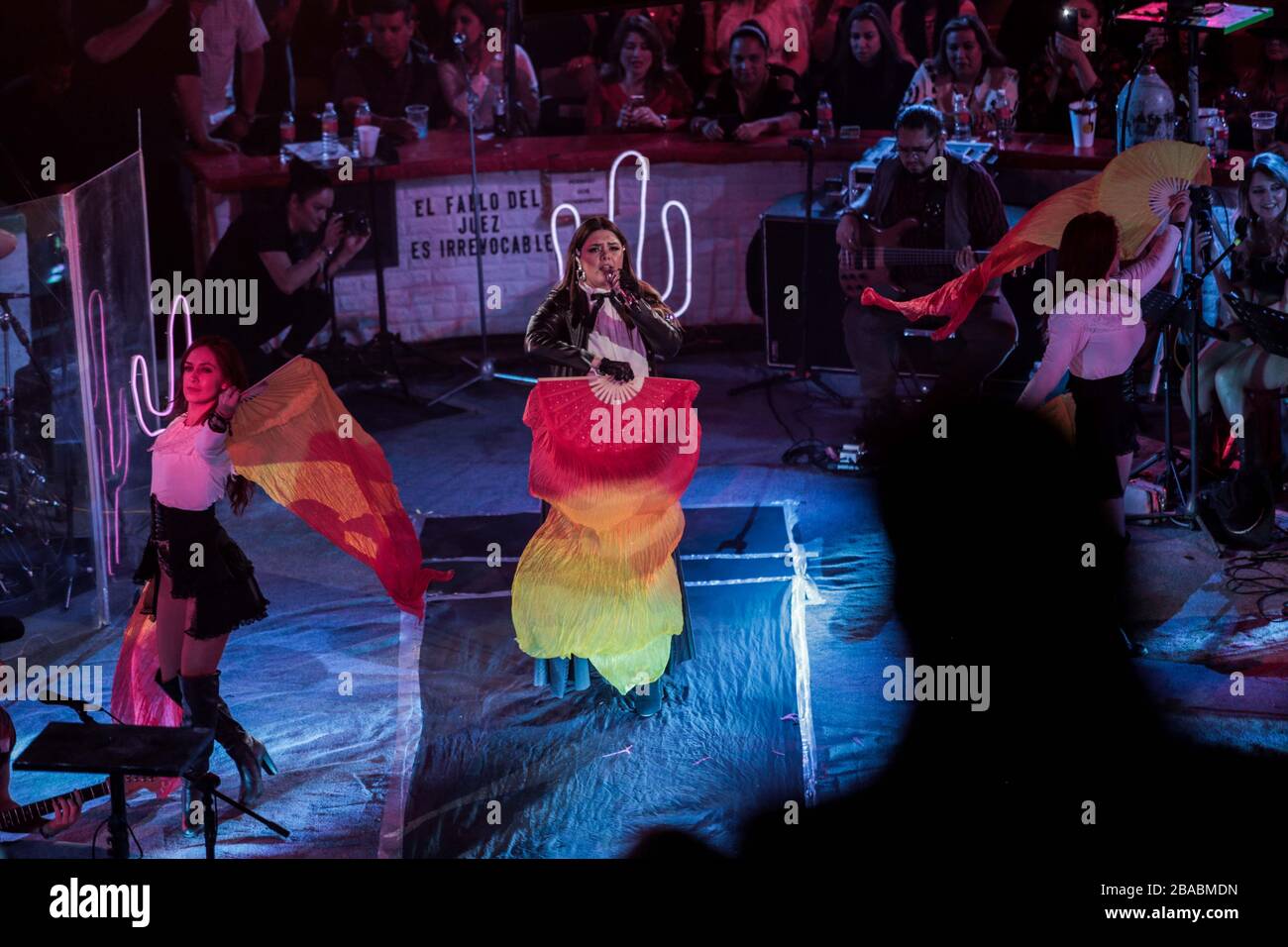 Yuridia en el palenque de la Expogan Sonora 2019.(Foto: Luis Gutierrez ...