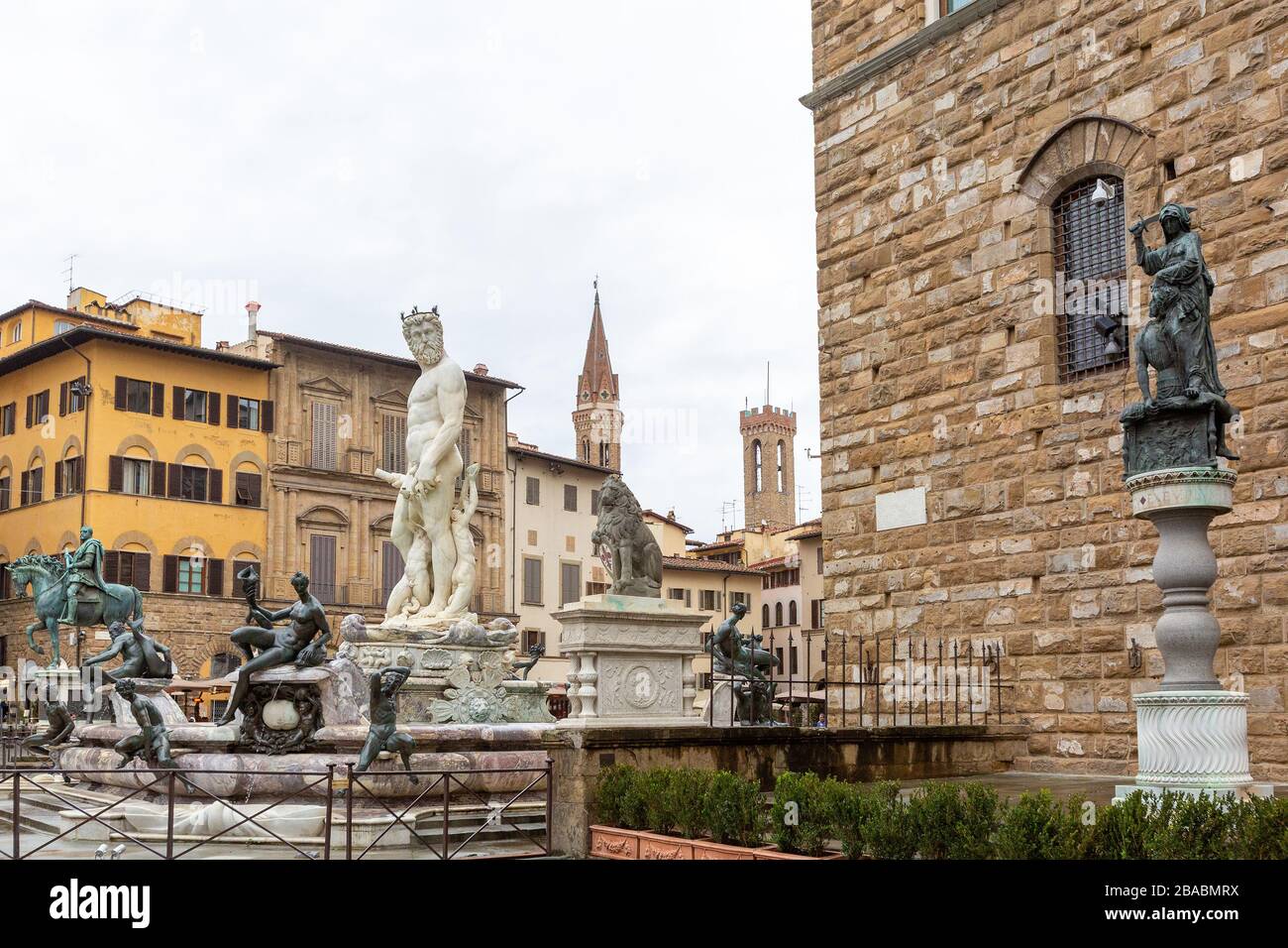The Fountain of Neptune ( Il Biancone | The White Giant ), Piazza Della ...