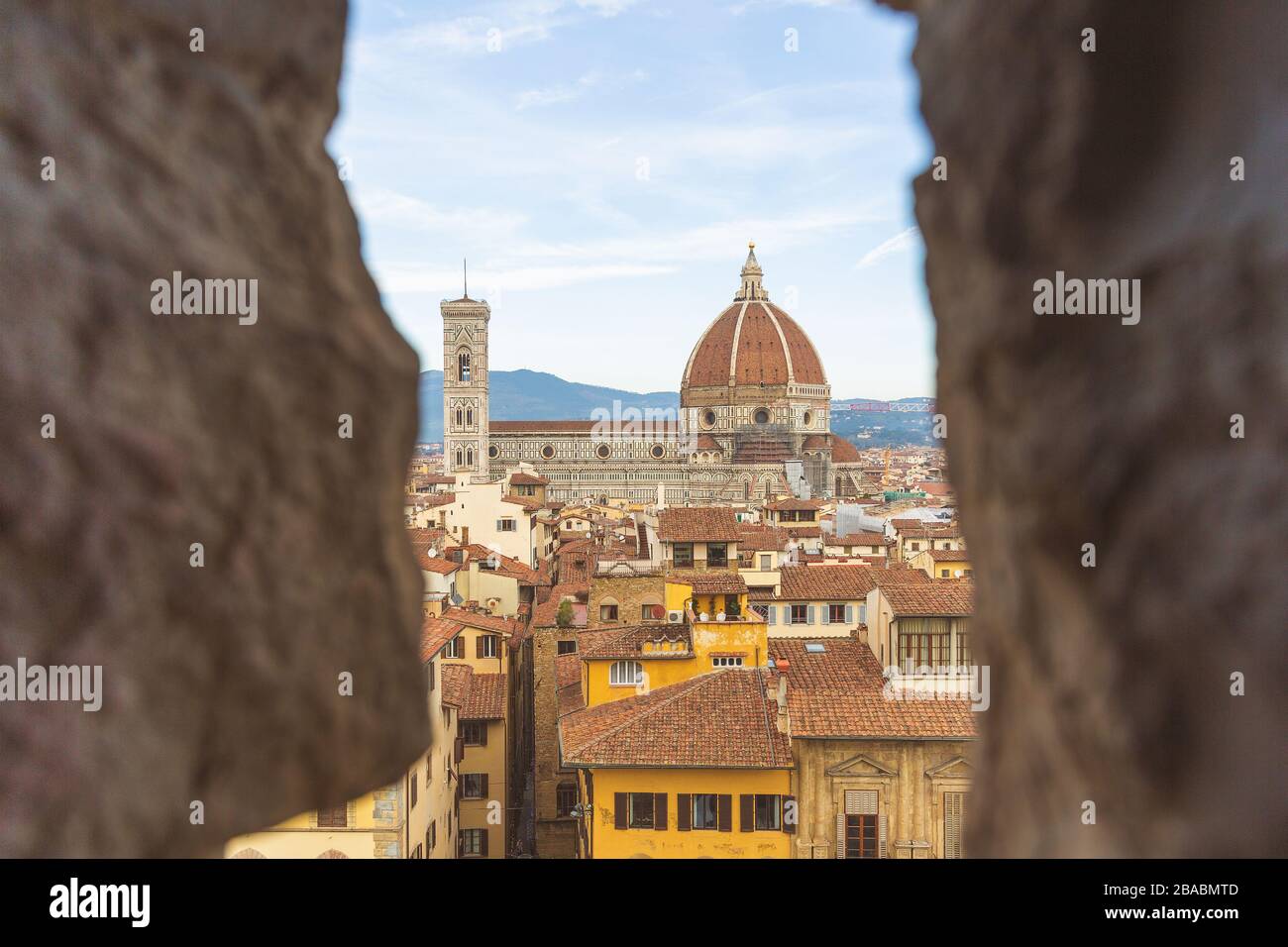 Florence Duomo Framed in Stone, The Florence Cathedral, Cathedral of ...