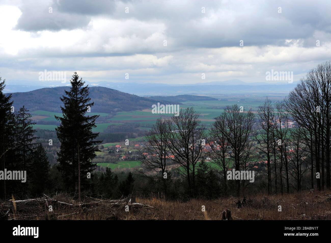 Radunia, mountain, dolny slask, polska Stock Photo - Alamy