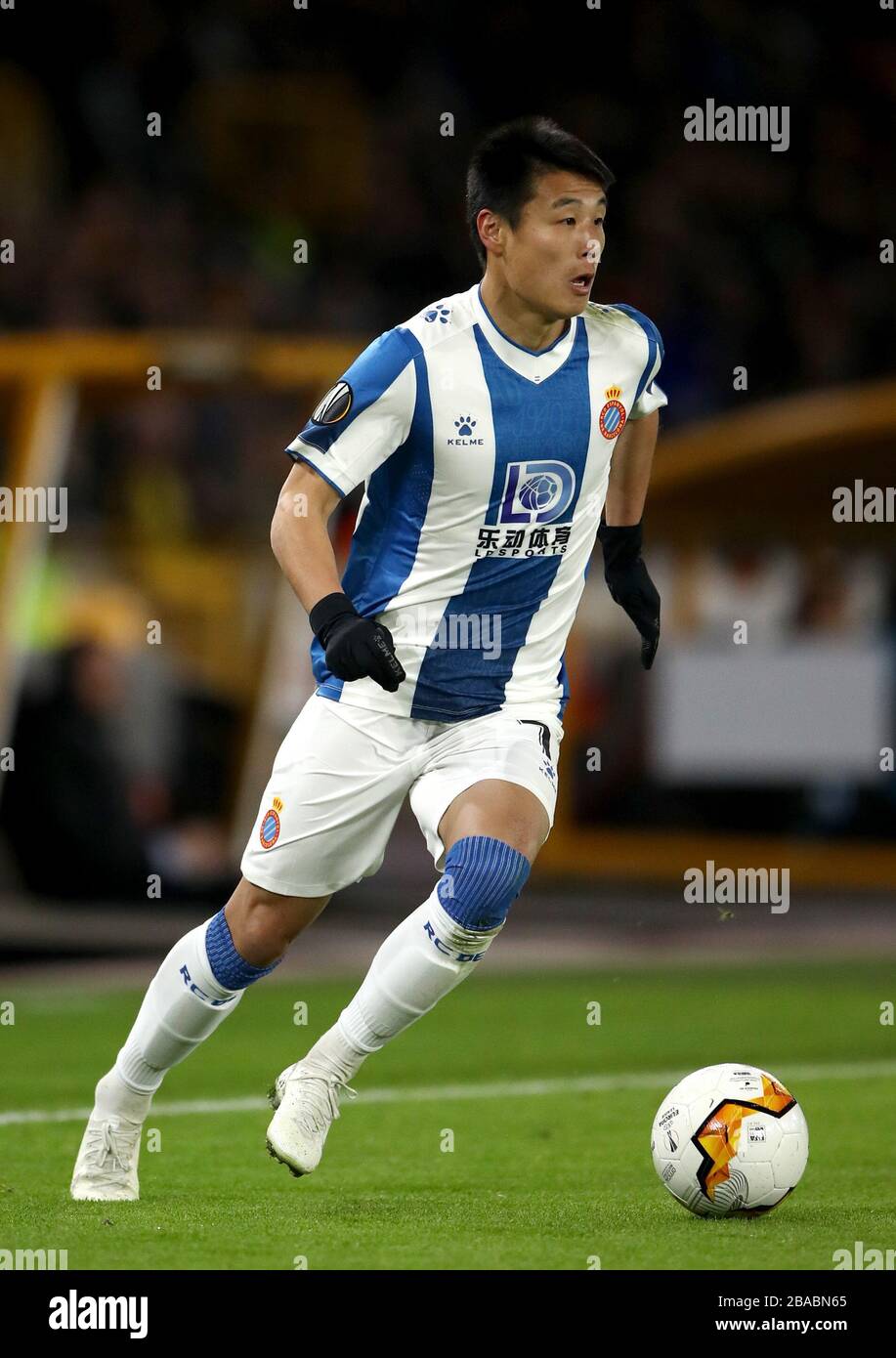 Espanyol's Wu Lei Stock Photo - Alamy