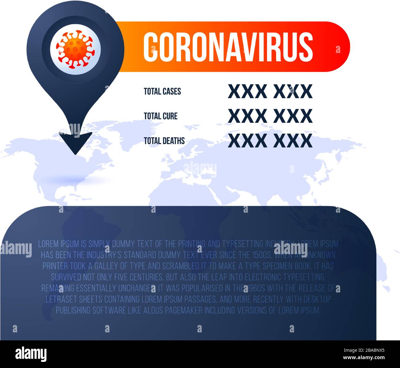 Pin location Covid-19 map confirmed cases, cure, deaths report ...