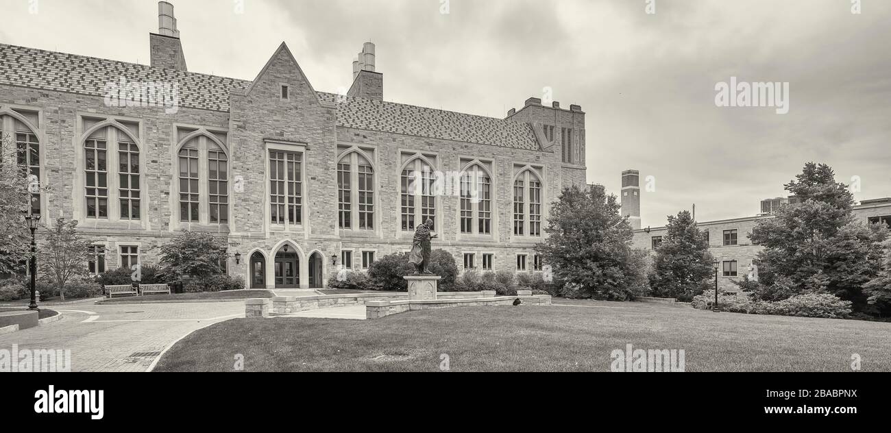Boston College in Chestnut Hill near Boston, Massachusetts, USA Stock ...