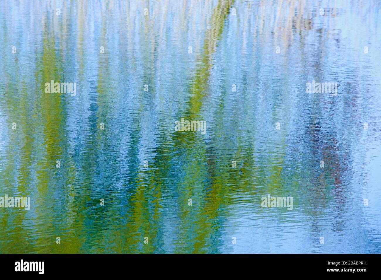 wave patterns on water surface of a lake Stock Photo - Alamy