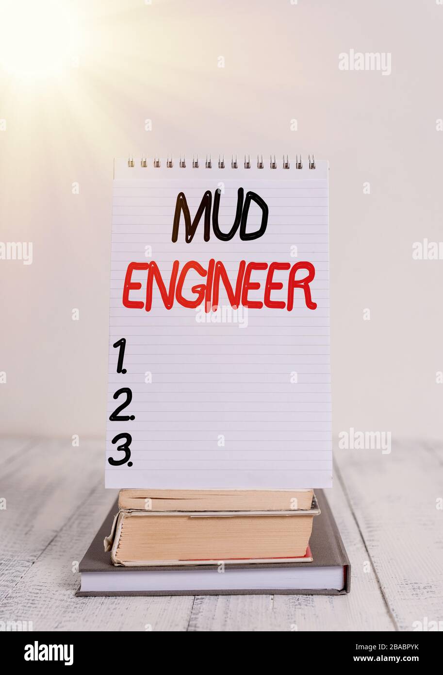 Conceptual hand writing showing Mud Engineer. Concept meaning liable ...