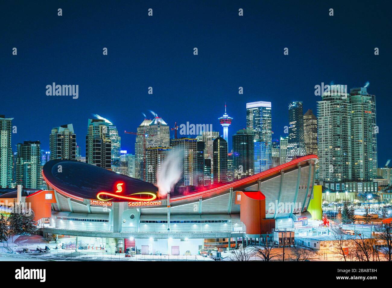 Scotiabank saddledome hi-res stock photography and images - Alamy