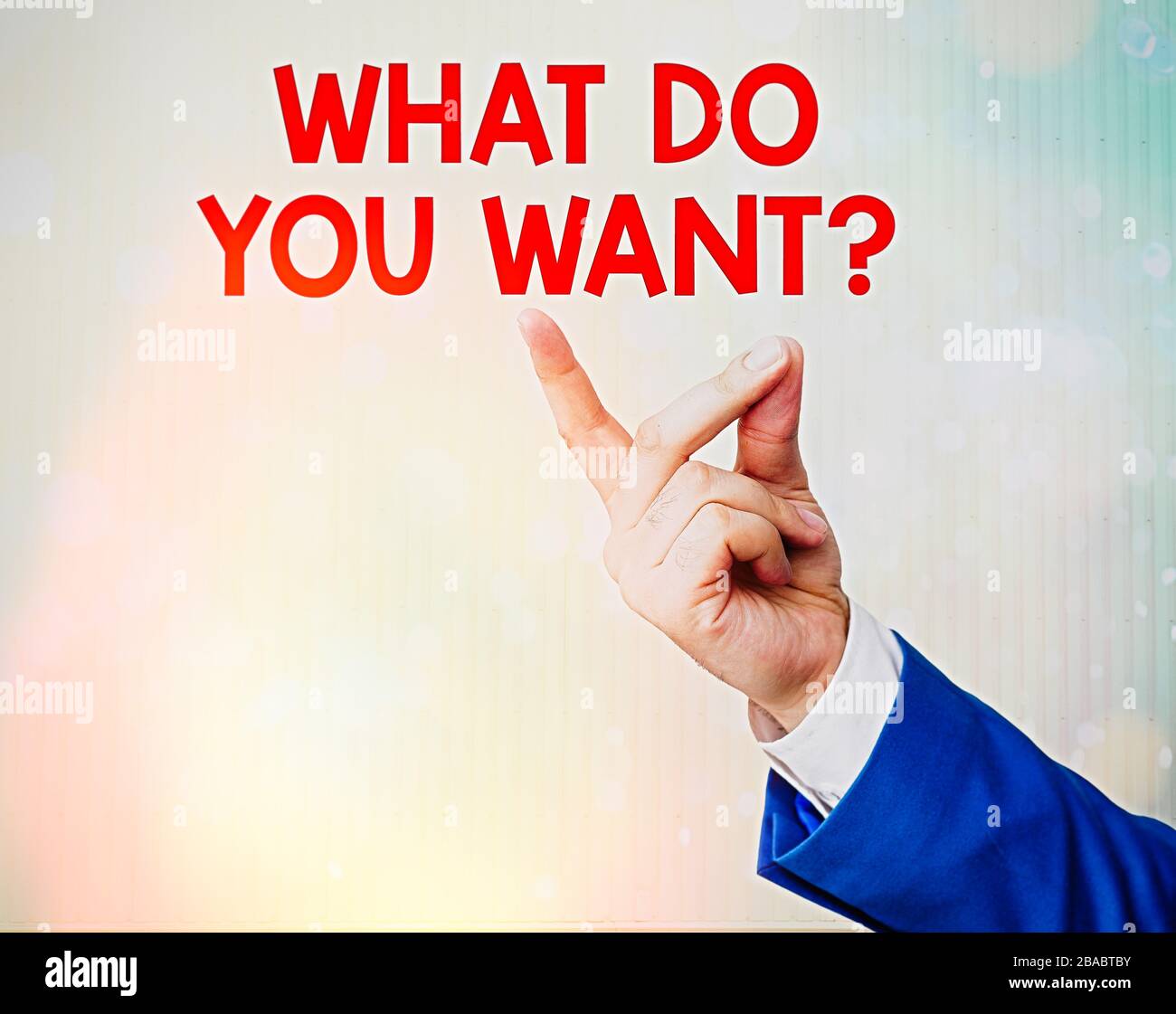 Handwriting text What Do You Want Question. Conceptual photo say or ...