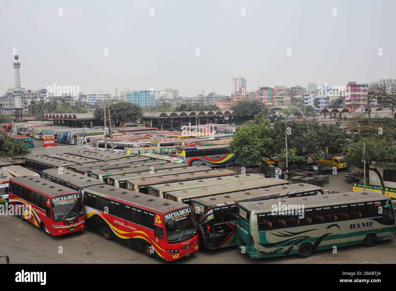 Sayedabad bus terminal hi-res stock photography and images - Alamy