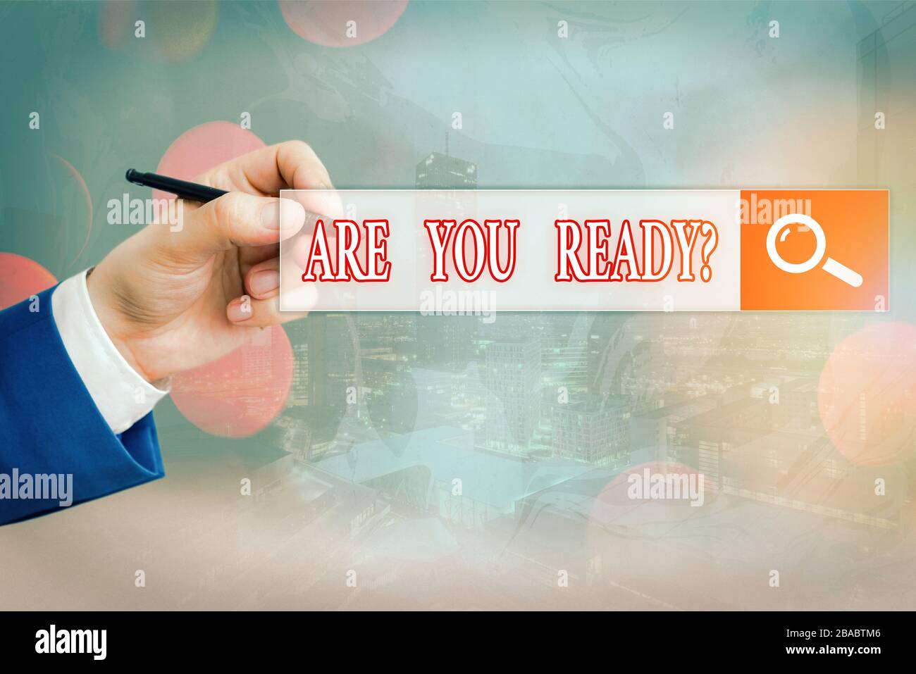 Conceptual hand writing showing Are You Ready Question. Concept meaning ...