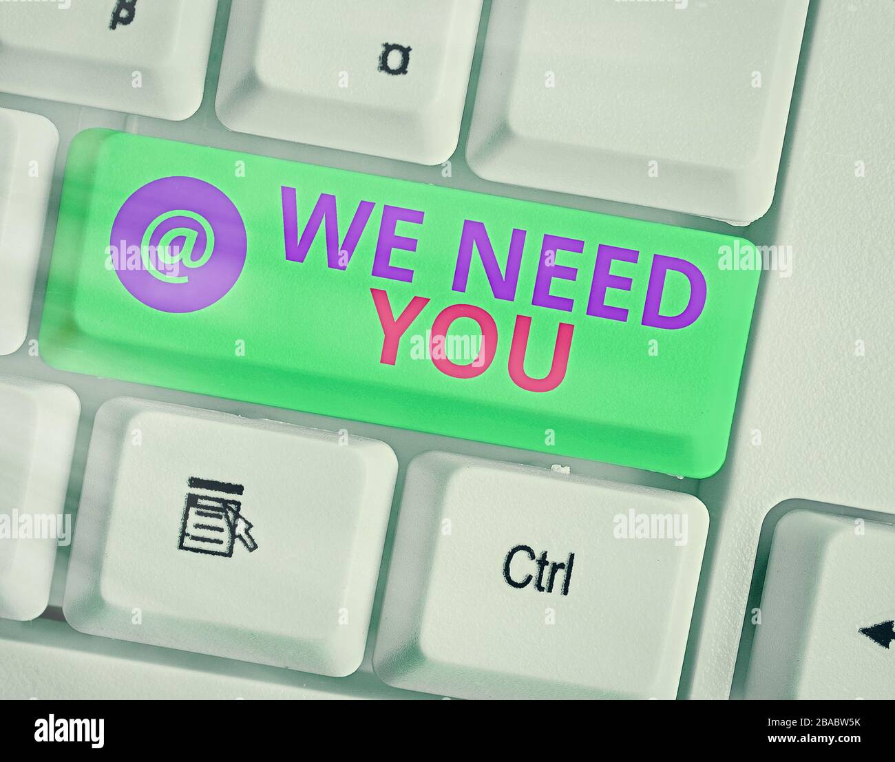 Writing note showing We Need You. Business concept for to fulfill the ...