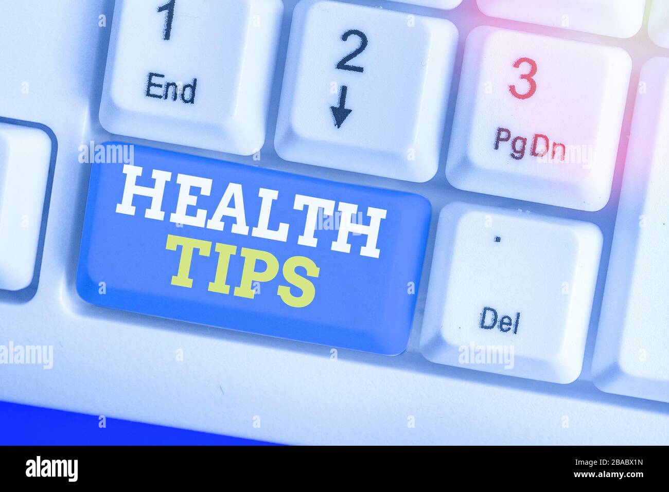 Text sign showing Health Tips. Business photo text advice or ...
