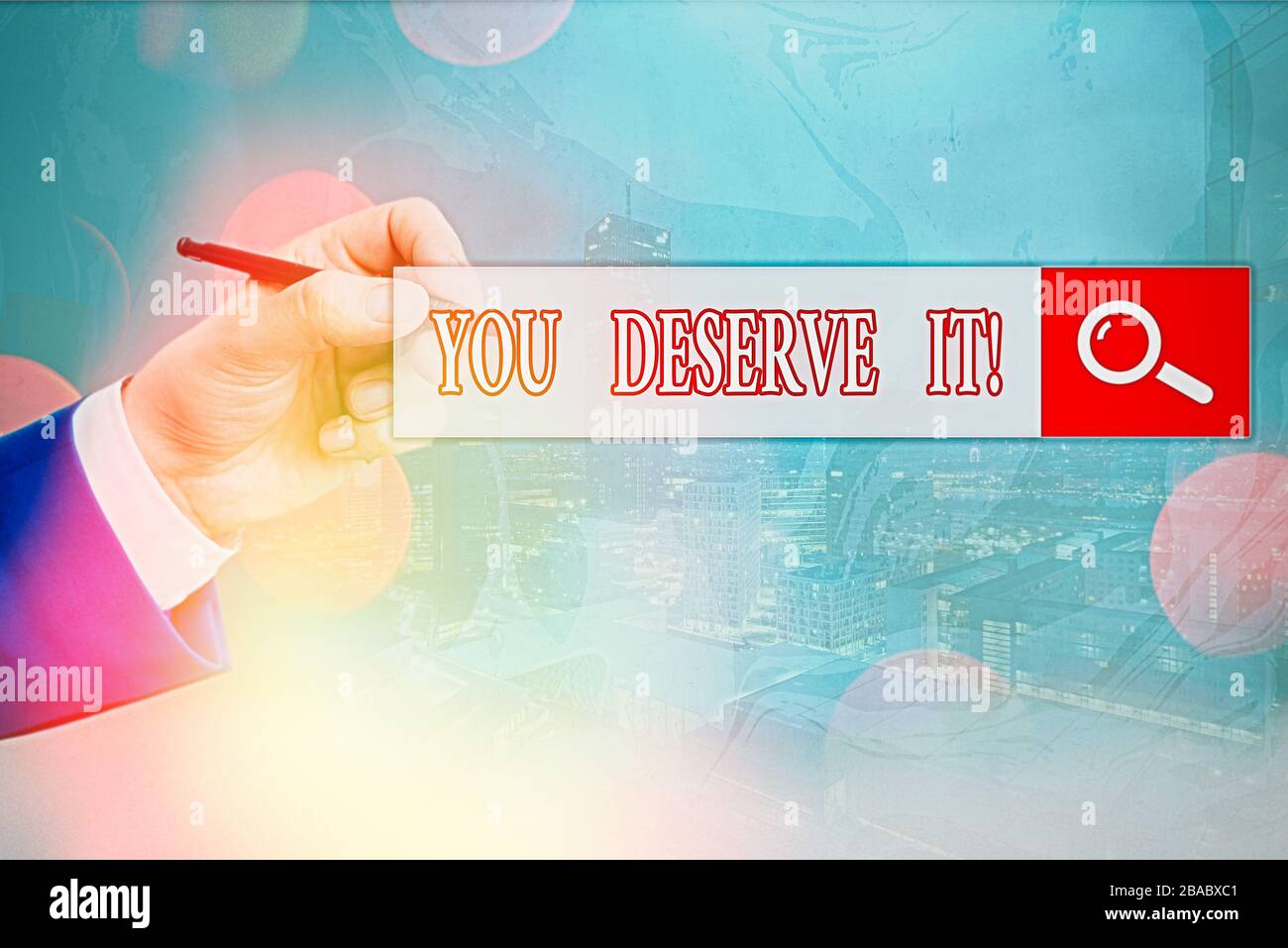 Conceptual hand writing showing You Deserve It. Concept meaning should ...