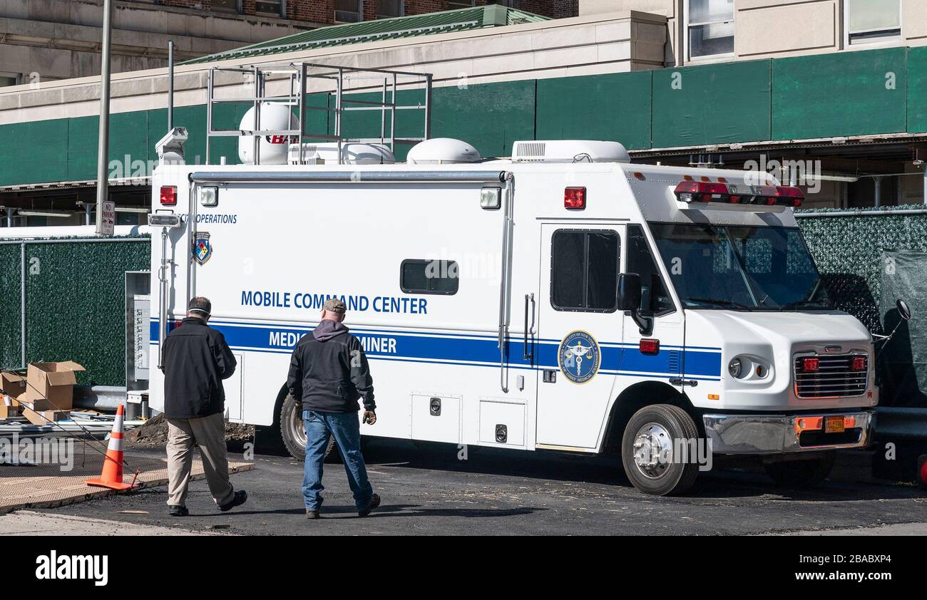 New York, United States. 26th Mar, 2020. Mobile Command Center by ...
