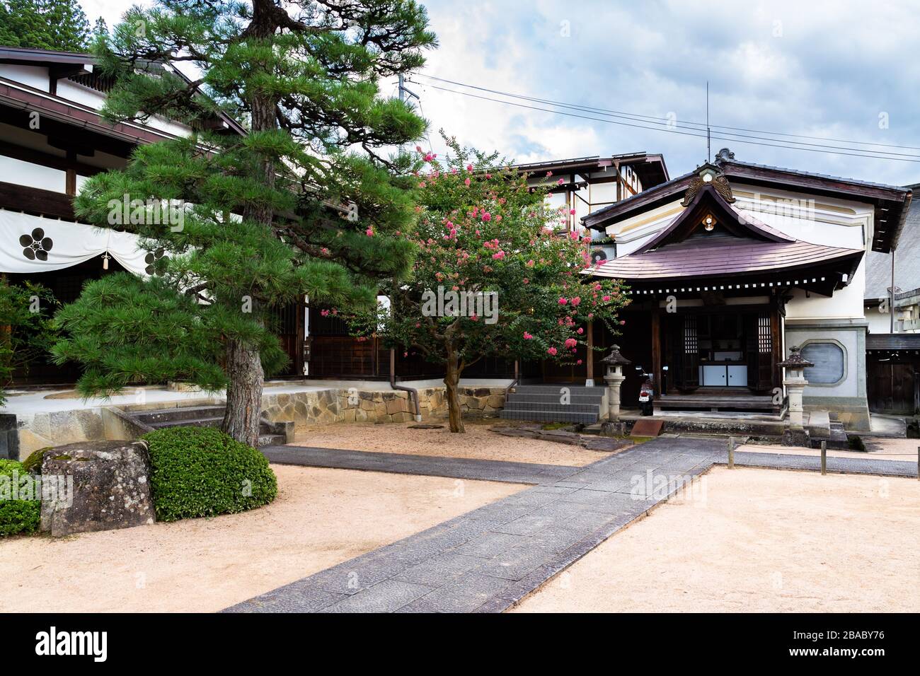 Temples and shrines part of Takayama's temple town (Teramachi) along ...