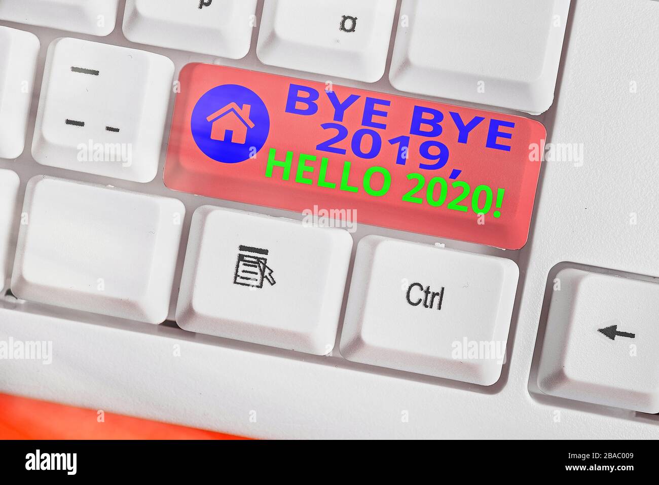 Conceptual hand writing showing Bye Bye 2020 Hello 2020. Concept ...