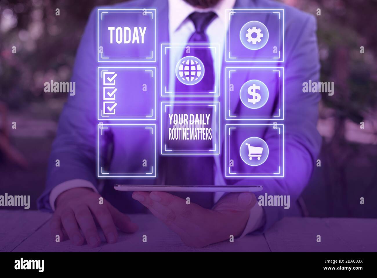 Conceptual hand writing showing Your Daily Routine Matters. Concept ...