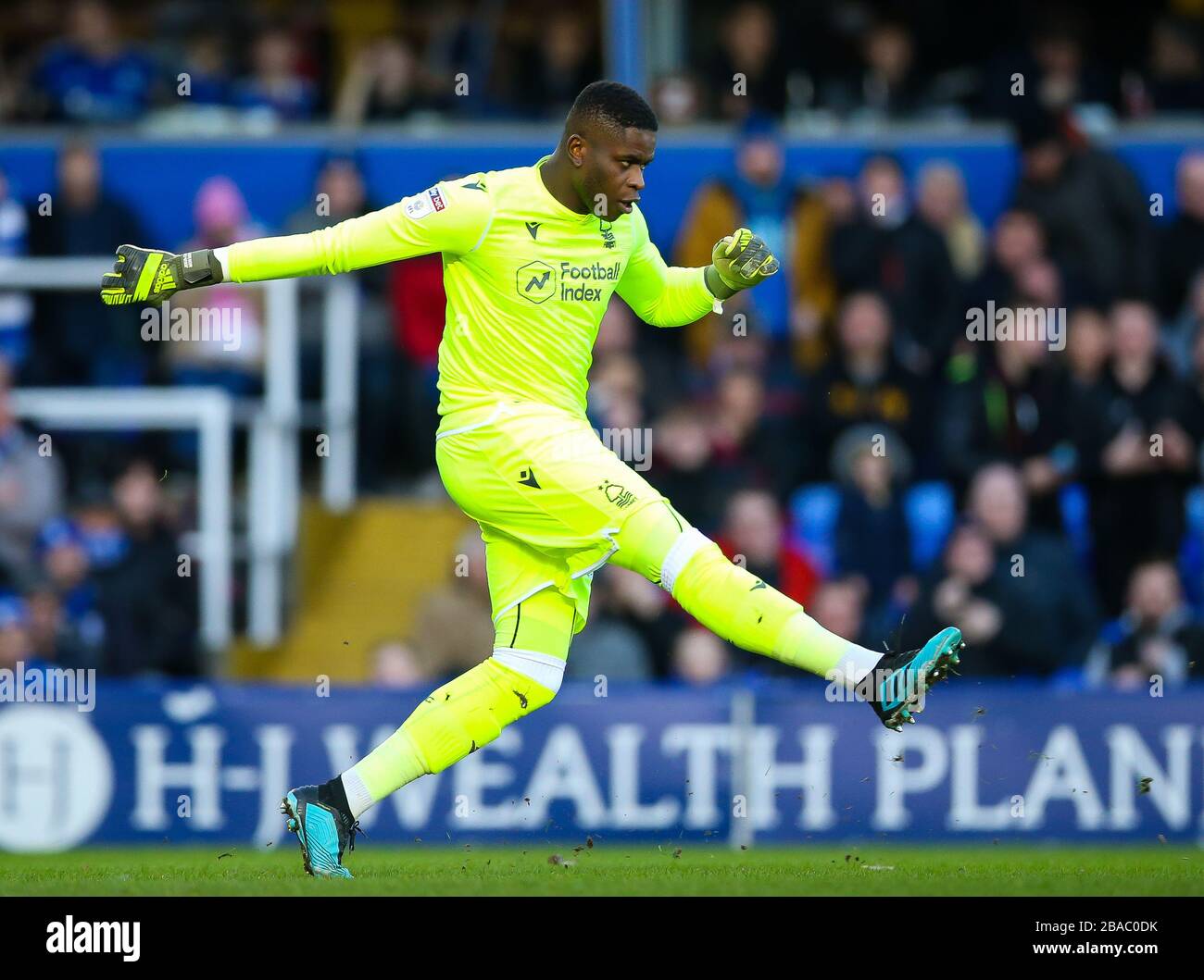 Nottingham Forest goalkeeper Brice Samba during the Sky Bet ...